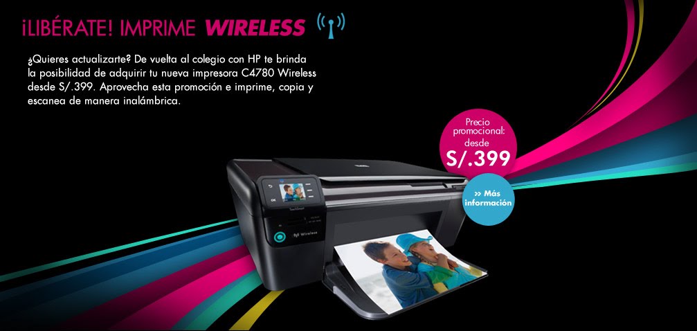 TecnologíaOpen: HP Photosmart C4780 Wireless en Promoción Disfruta la ...